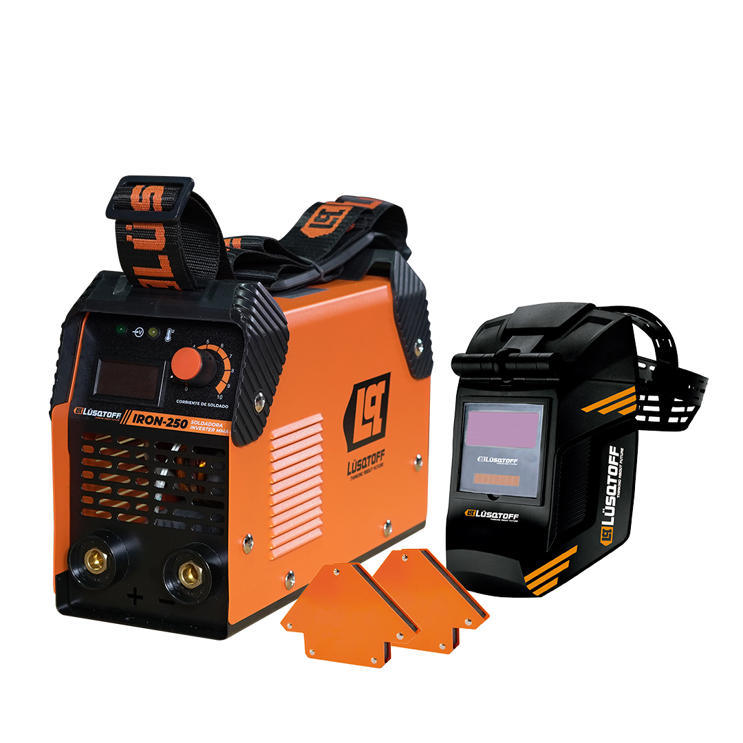 Soldadora Inverter Electrodo 180 Amp c/Mascara+Escuadras – IRON-250 ...